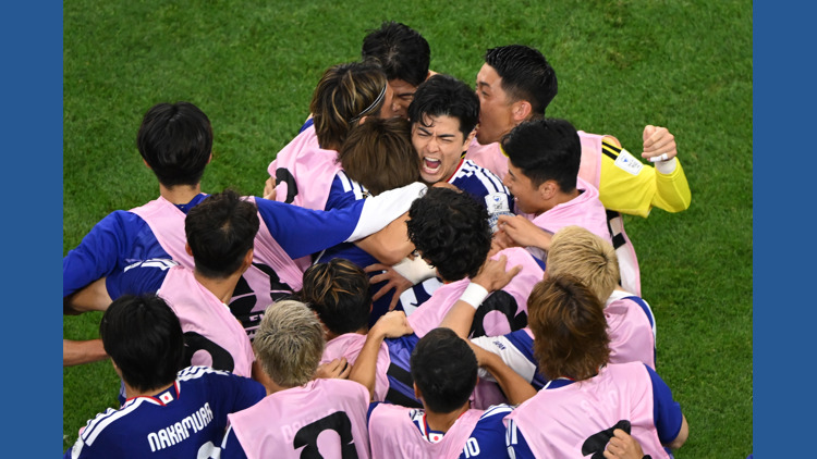 Daichi Kamada's late header gives Japan a 2-2 draw with the Netherlands ...