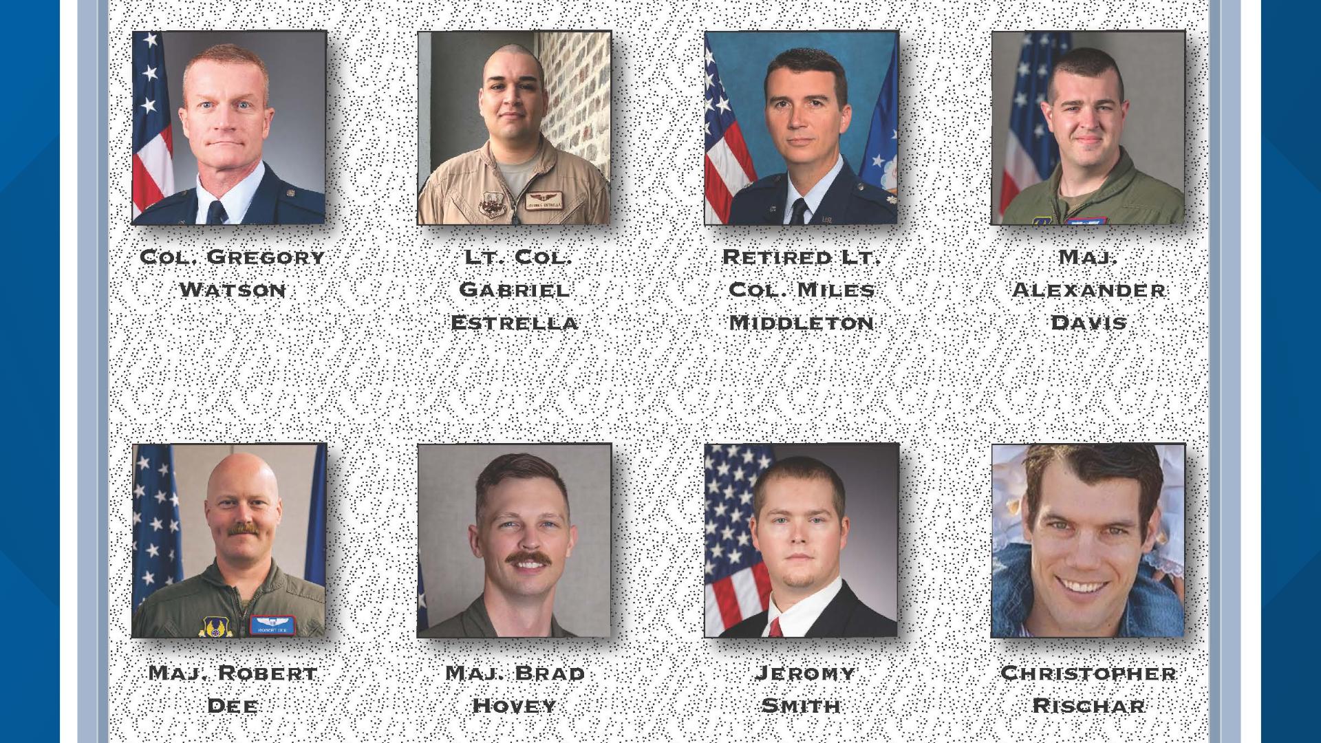 Victims identified in B-52 bomber crash that killed 8 at California Air ...