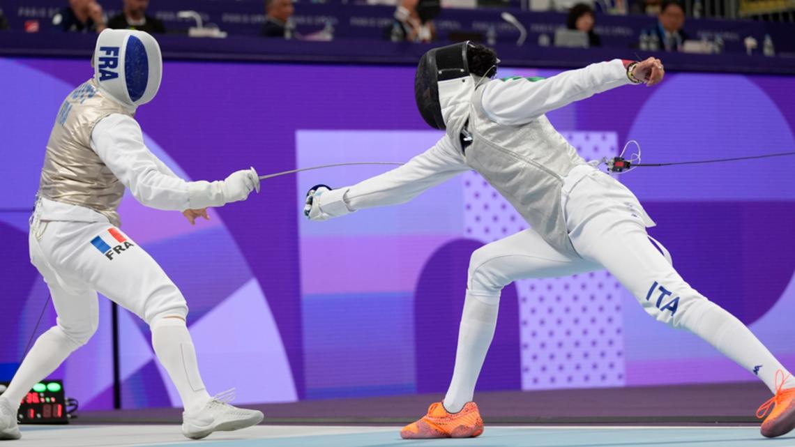Why are fencers tethered at the Paris Olympics? | newscentermaine.com