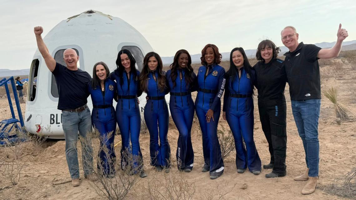 Katy Perry, Gayle King land safely after first all-female spaceflight ...