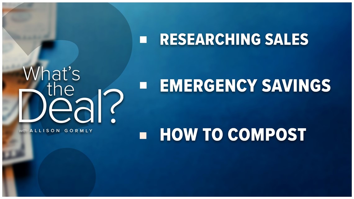What's the Deal with researching sales, emergency savings and ...