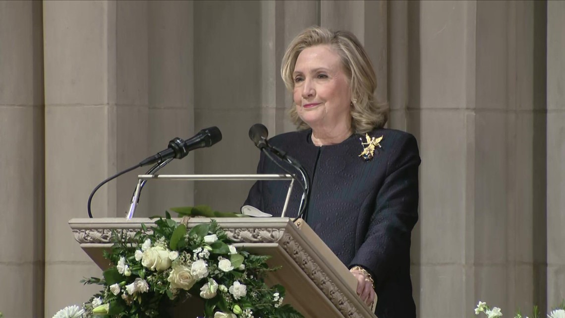 Hillary Clinton commemorates Madeleine Albright at funeral ... Hillary Clinton commemorates Madeleine Albright at funeral ...