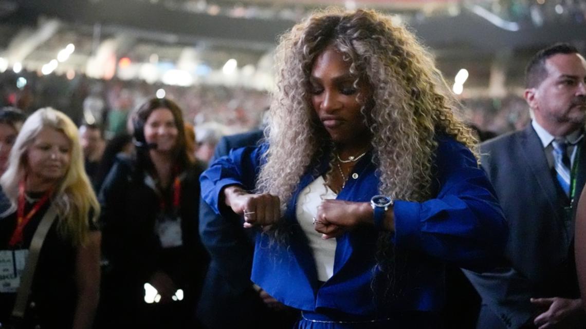 Serena Williams, Drake's ex, makes dance cameo at Super Bowl halftime ...