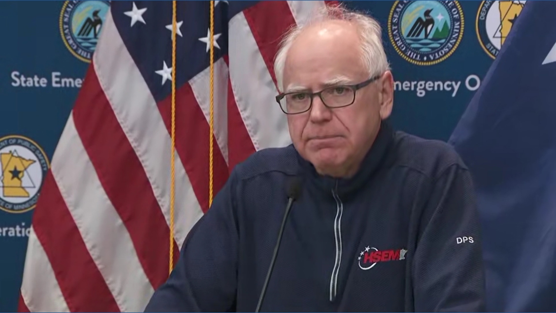 Minnesota Gov. Tim Walz speaks after deadly ICE shooting ...
