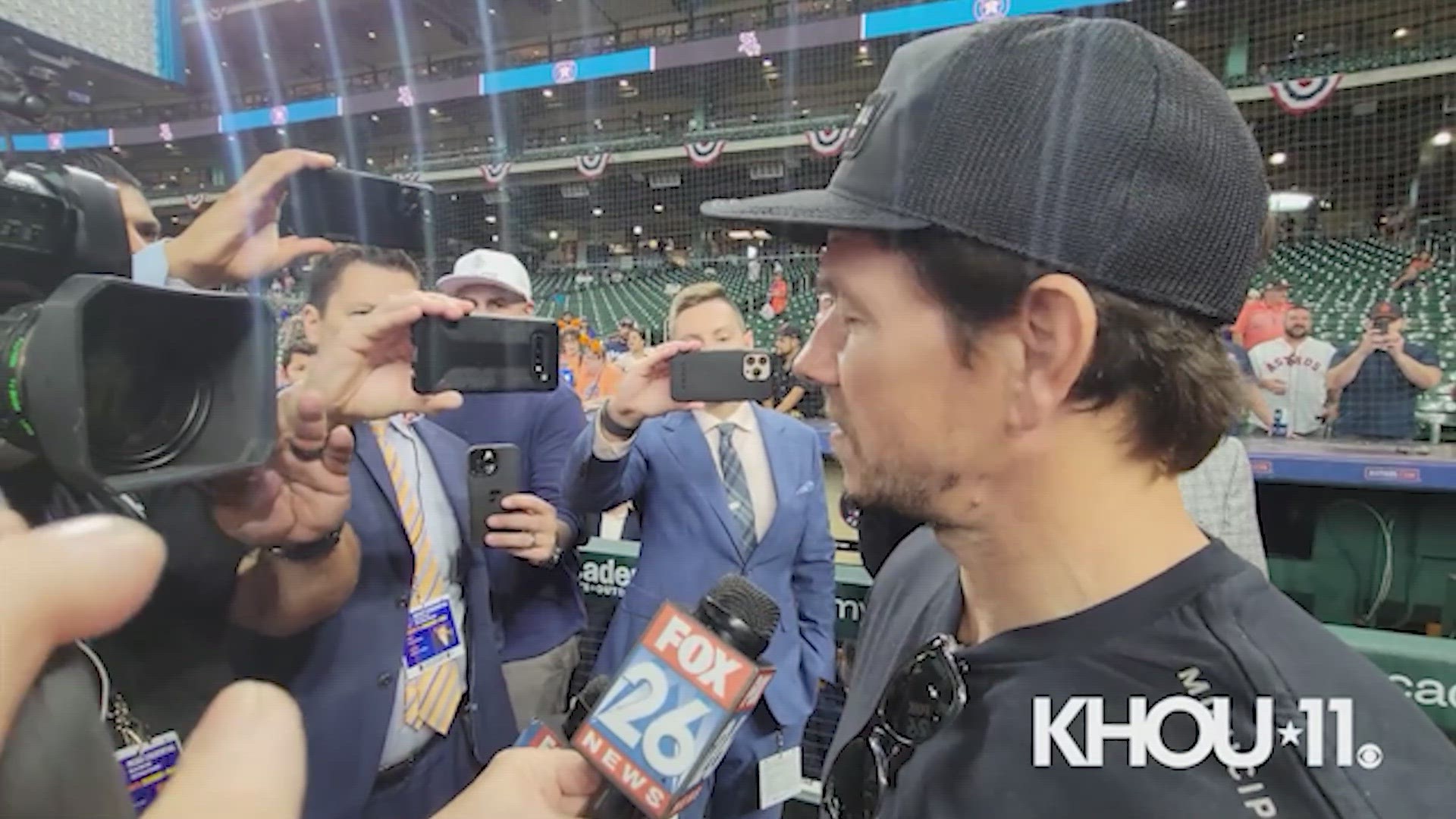 Why did Mark Wahlberg give Play Ball call before Astros game ...