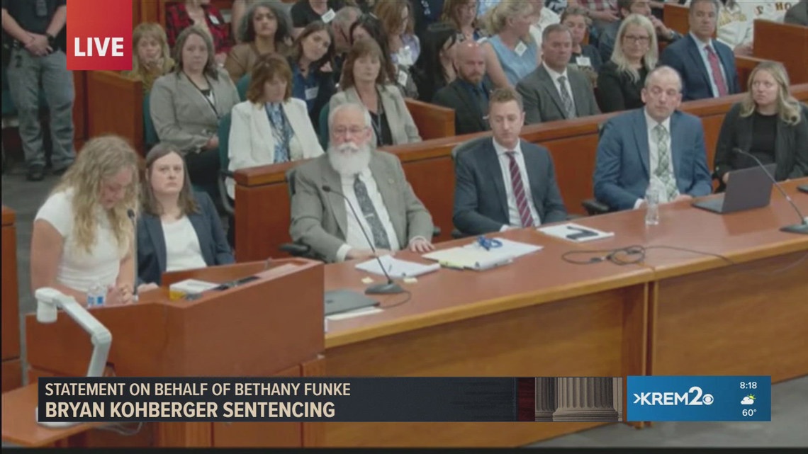 Surviving roommate, Bethany Funke has statement read on her behalf ...