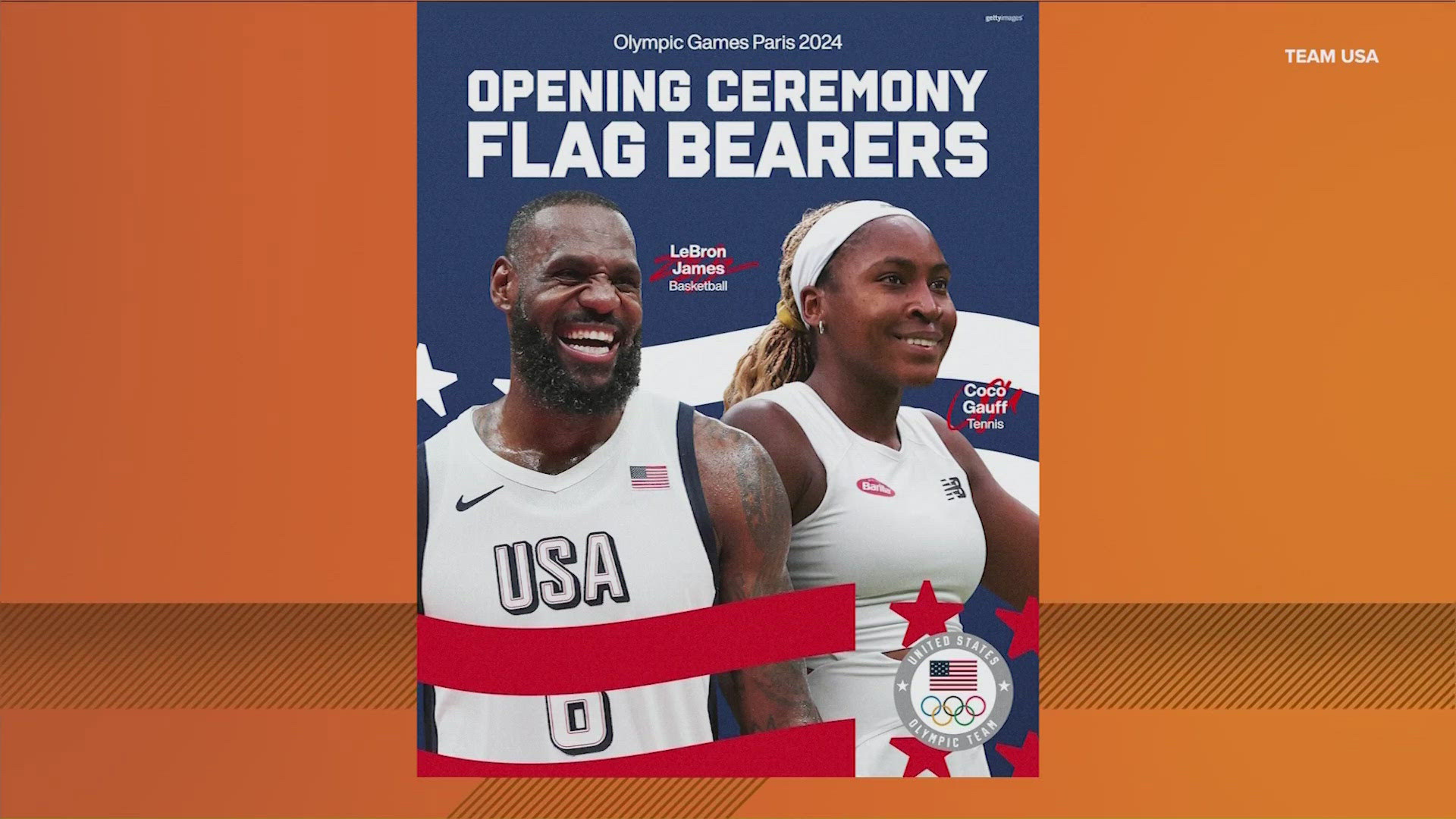 Who are Team USA flag bearers at the Paris Olympics? | newscentermaine.com