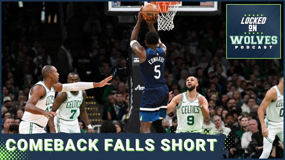 Minnesota Timberwolves comeback falls just short as Boston Celtics hold ...