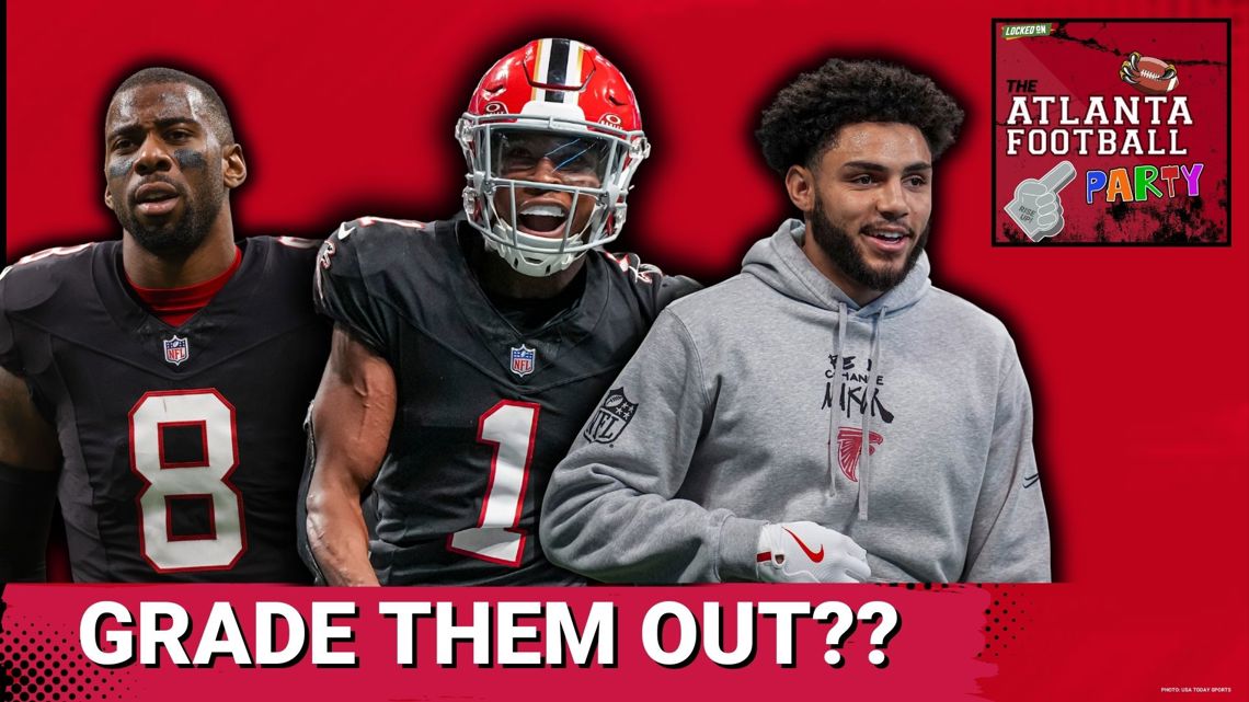 Drake London & Kyle Pitts GRADED Out On A Curve | newscentermaine.com