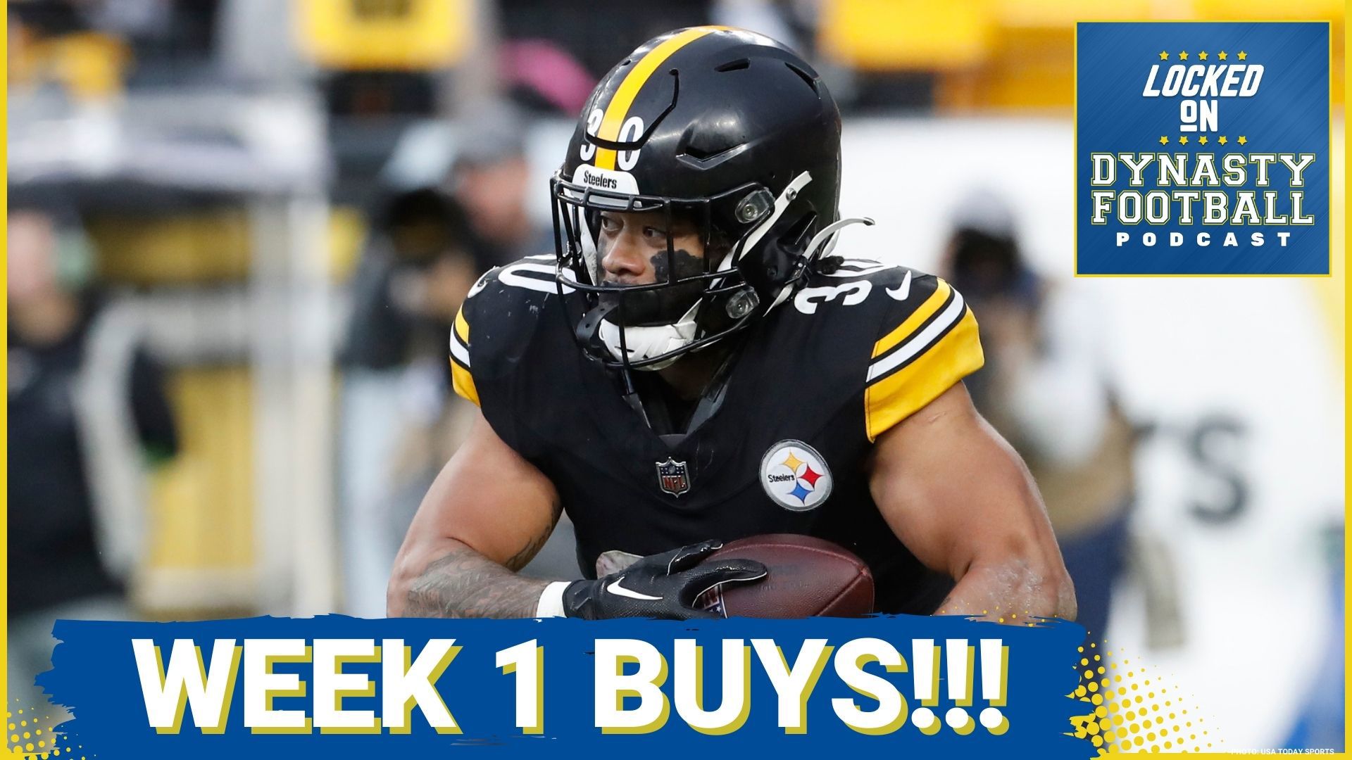3 DYNASTY BUYS Ahead of Week 1 of NFL Season | Which Steelers RB Should ...