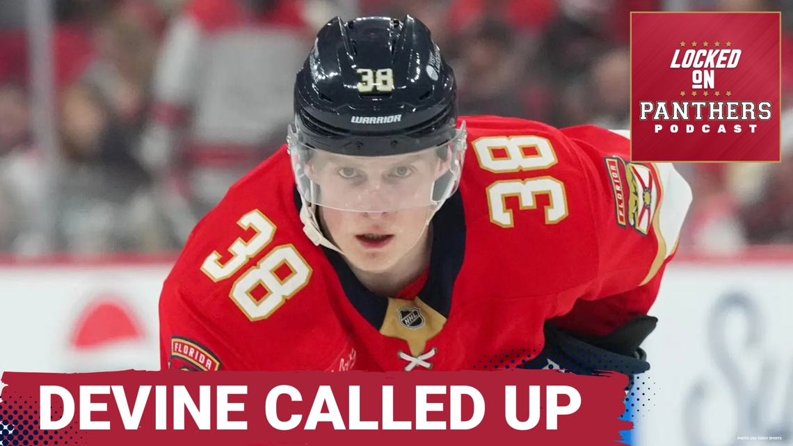 CALLED UP: Panthers Top F Prospect Jack Devine, could make his NHL ...