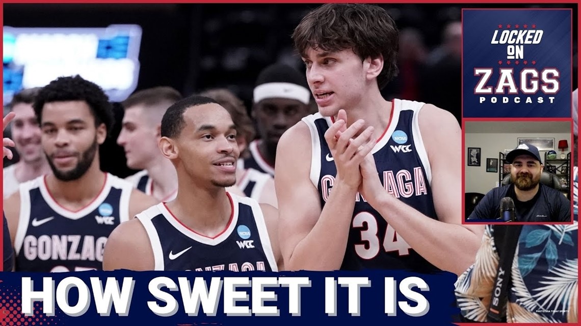 Gonzaga SMOKES Kansas, advances to Sweet 16 for ninth straight year! | Can Zags win Purdue ...