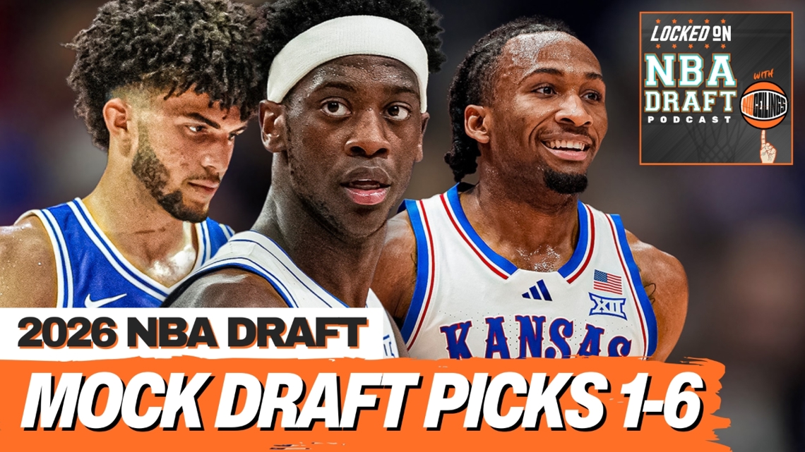 2026 NBA MOCK DRAFT V.1 | Picks 1-6: Darryn Peterson, Cam Boozer, and ...