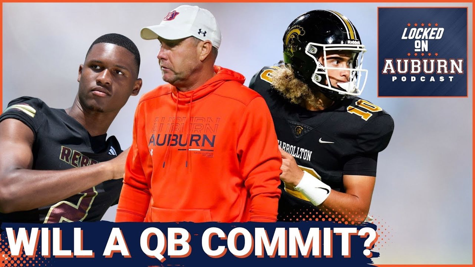 Will Auburn land a 2025 quarterback? Deuce Knight? Juju Lewis? Auburn ...
