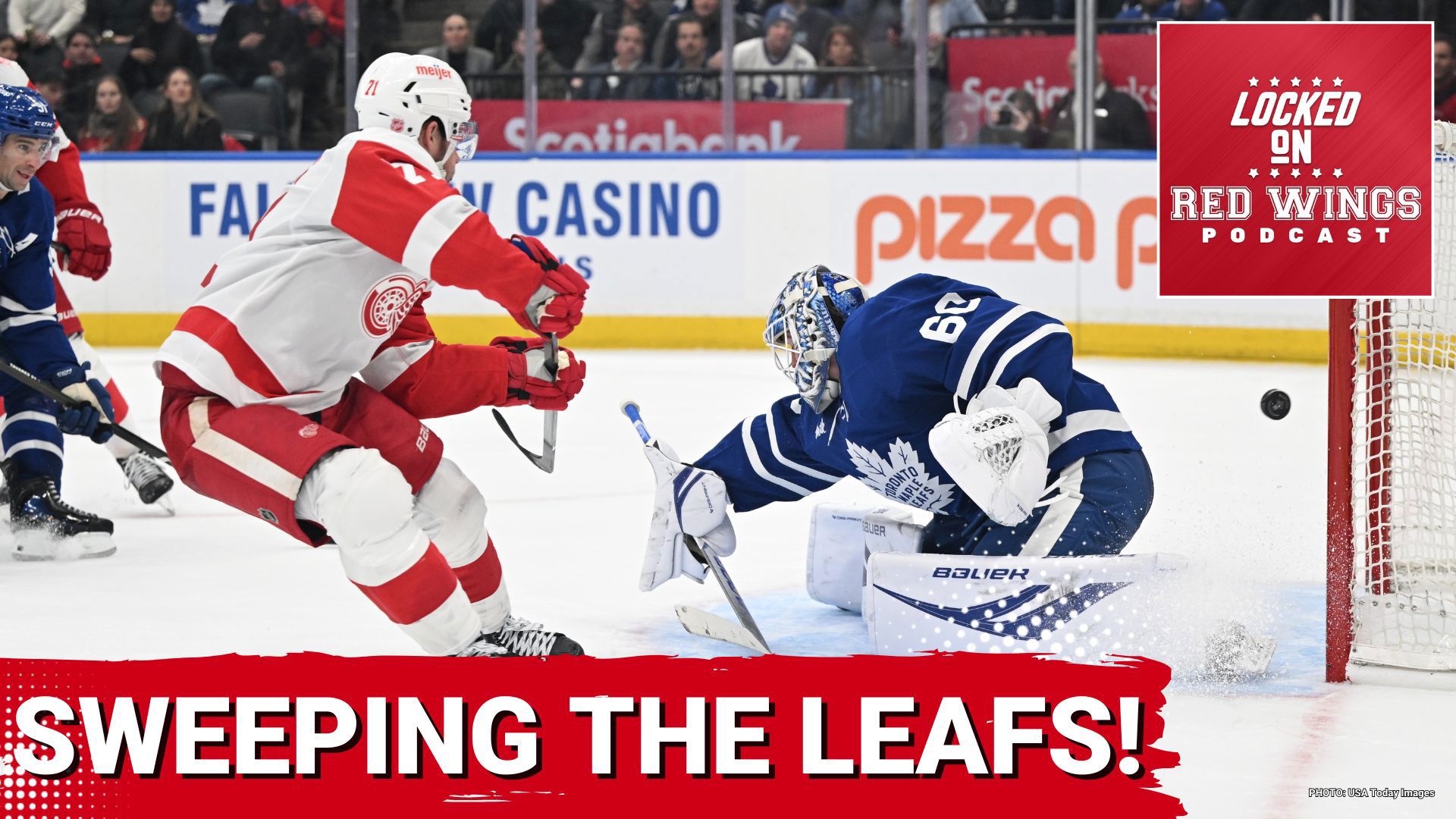 Moritz Seider's show of strength launches Detroit to a season SWEEP of the Toronto Maple Leafs ...