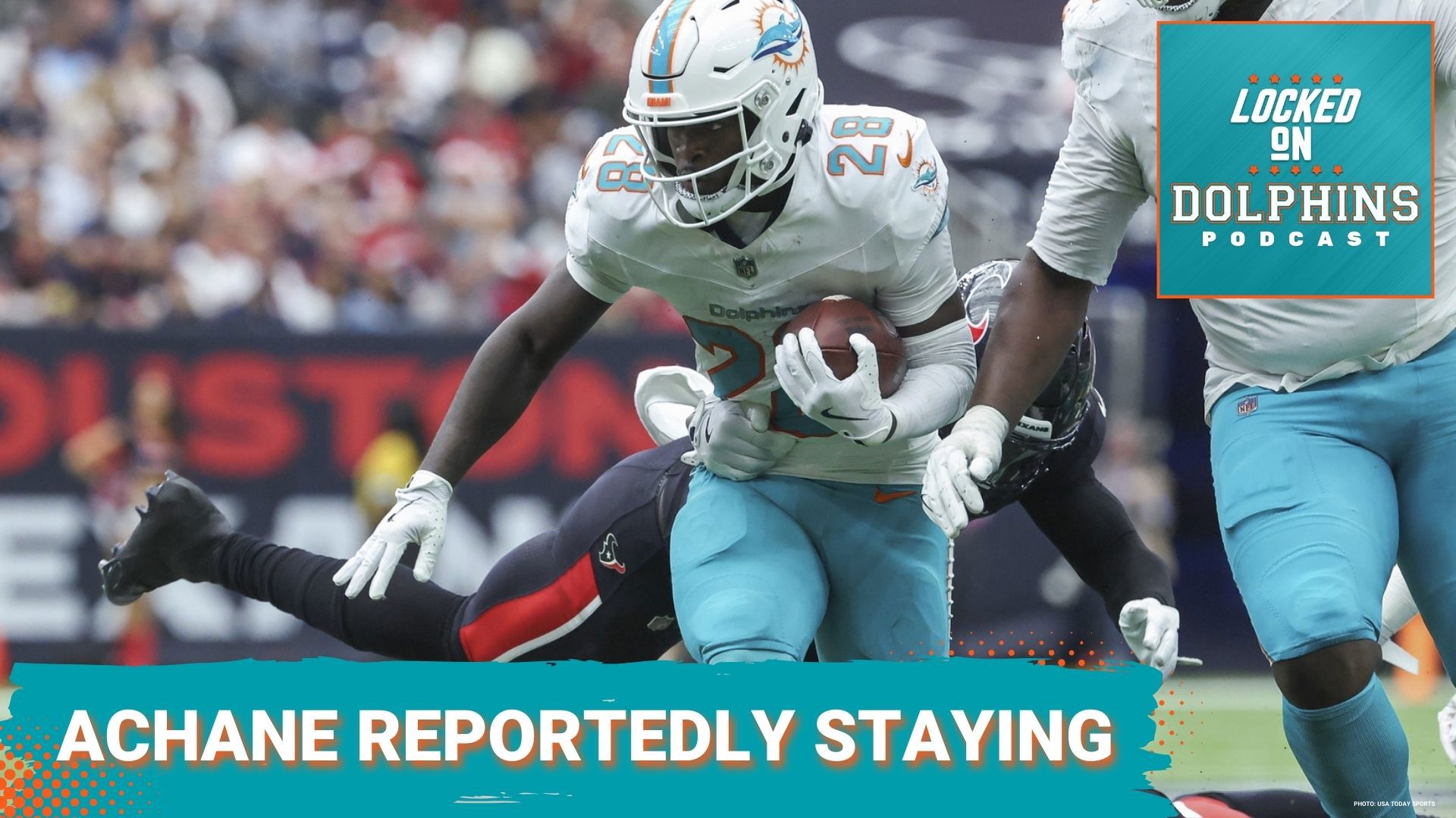 Miami Dolphins REPORTEDLY Telling Teams That RB Devon Achane Is Staying ...