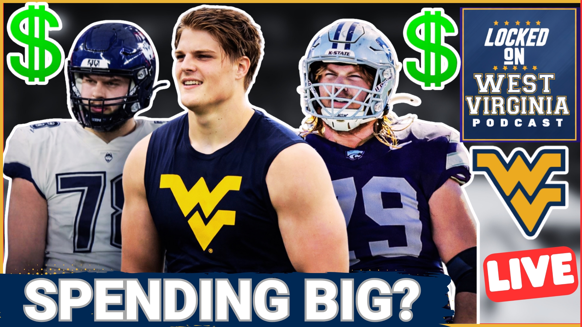 TOO MUCH? Just REVEALING how much WVU spent on the O-LINE! Did they ...