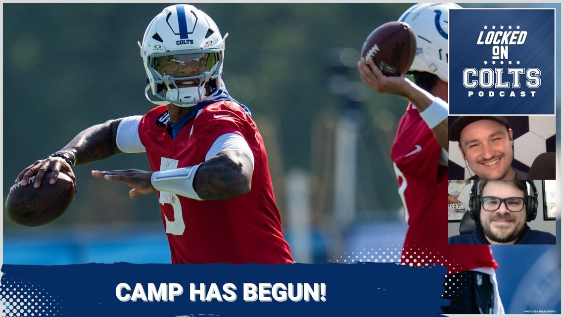 INDIANAPOLIS COLTS CAMP, Day 1: Anthony Richardson vs. Daniel Jones ...