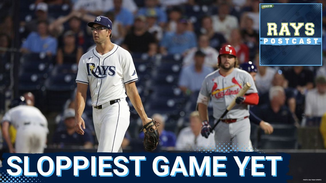 RAYS POSTCAST: Tampa Bay Rays MISTAKES COST THEM BIG TIME vs the St ...