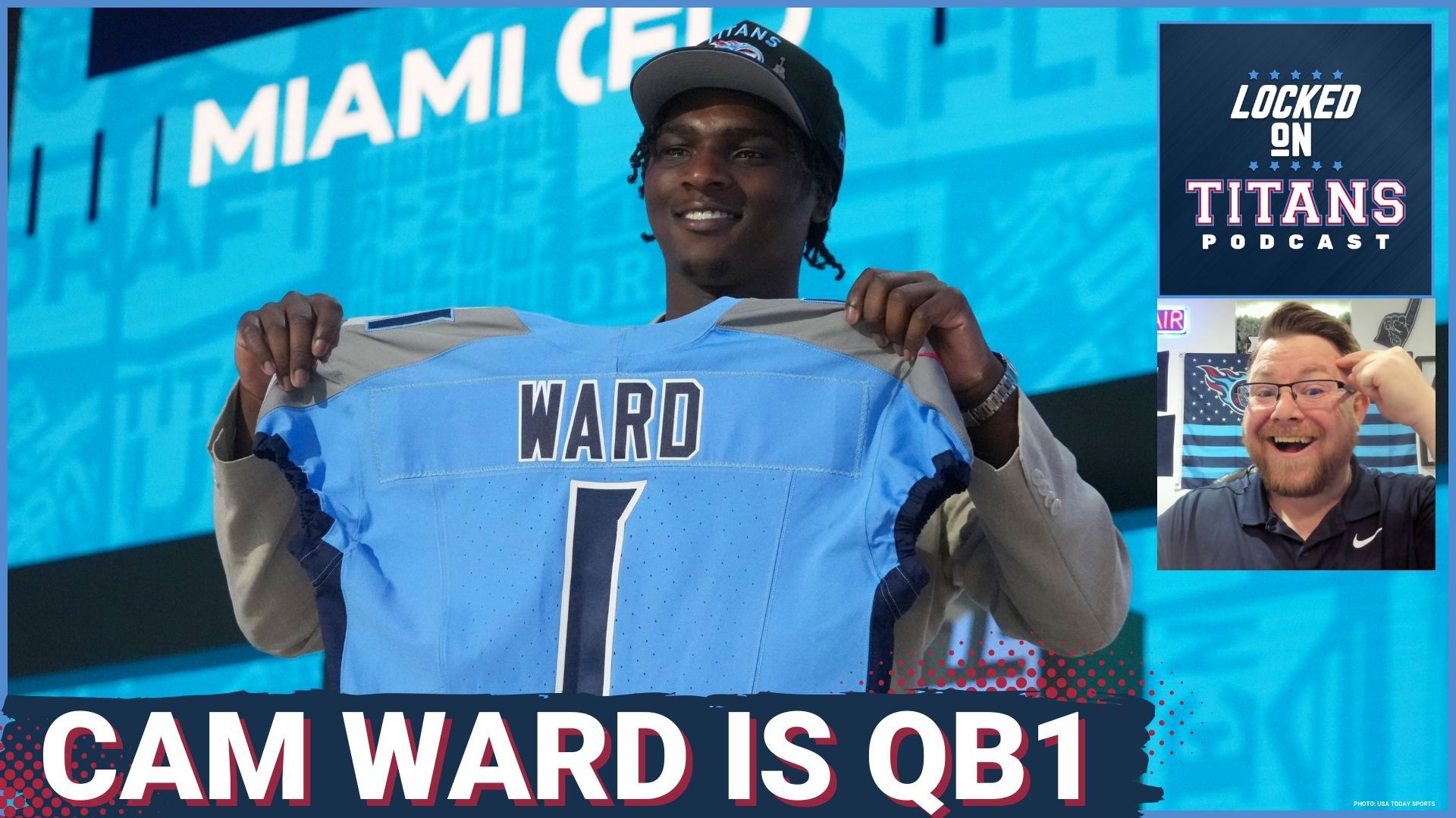 Tennessee Titans Cam Ward WILL BE QB1, Will Levis Nonsense & Gunnar ...