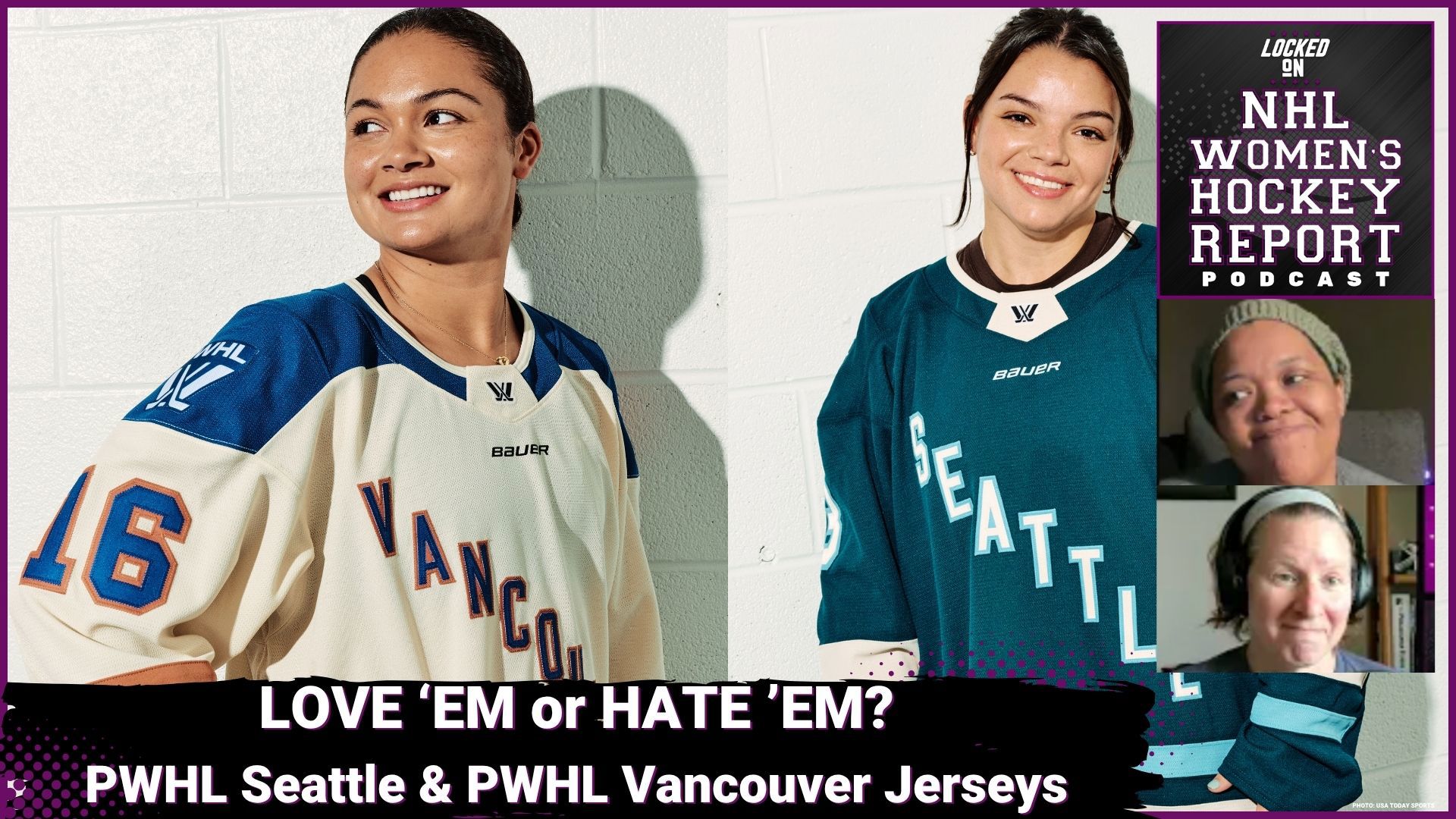 LOVE IT or HATE IT: PWHL Seattle & PWHL Vancouver UNVEIL jerseys ...