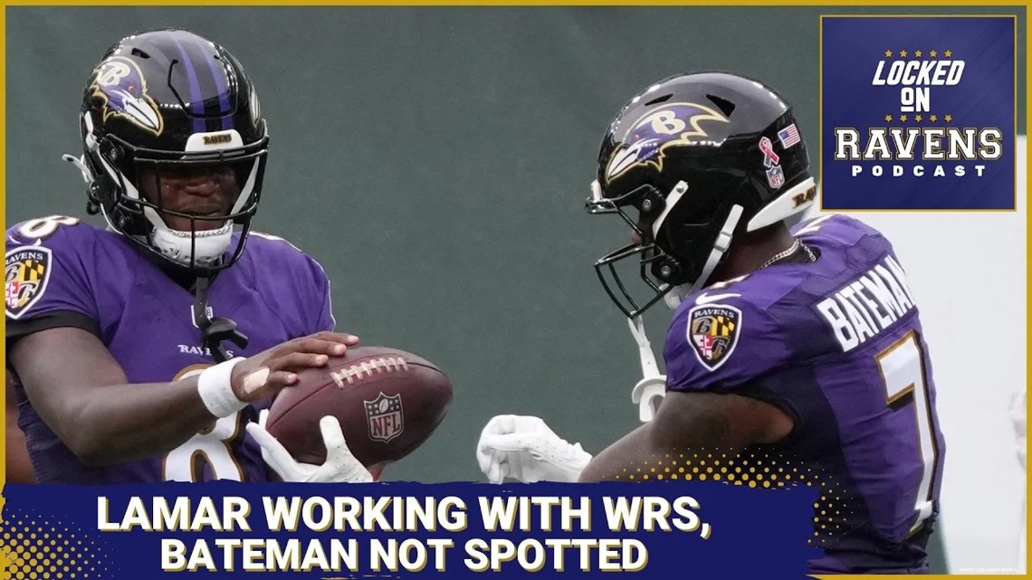 Rashod Bateman not spotted as Lamar Jackson works out with Baltimore ...
