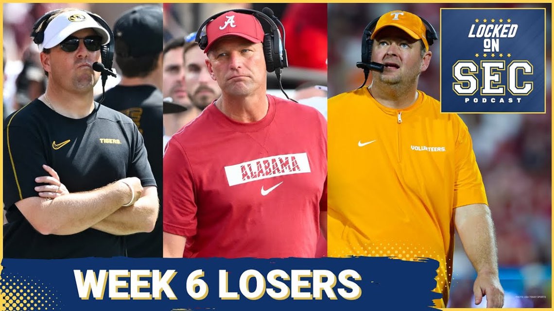 SEC Week 6 Winners & Losers, Vandy Beats Bama, Hogs Upset Vols, Aggies ...