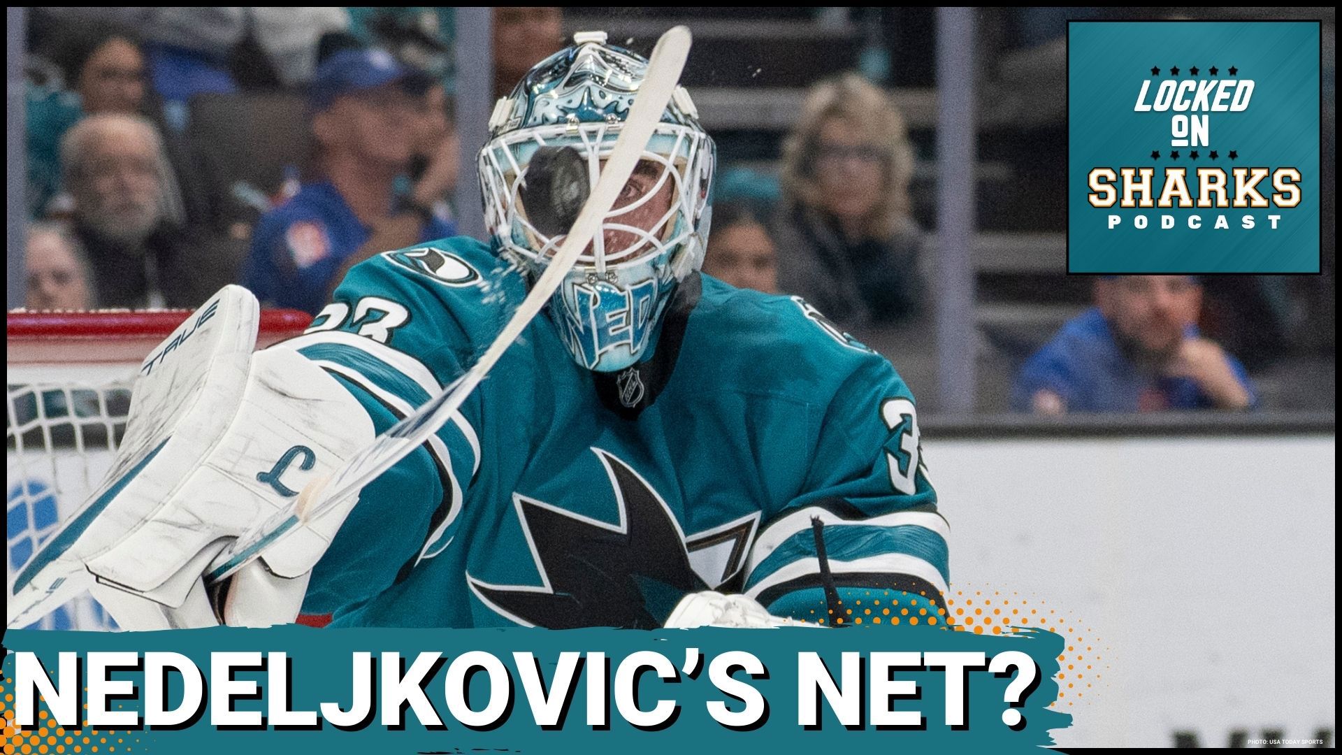 Alex Nedeljkovic STAKES Claim to Sharks Net as Macklin Celebrini Breaks ...