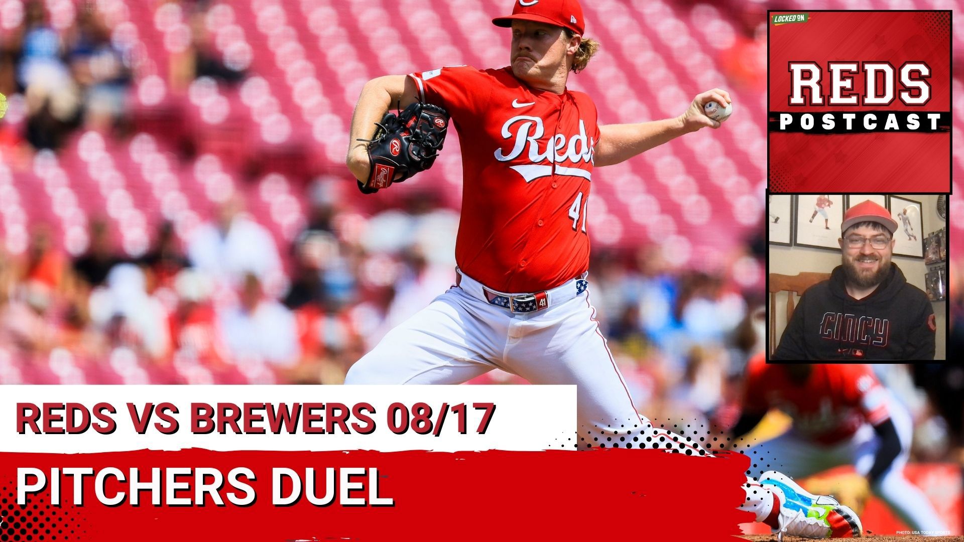 REDS POSTCAST:: Austin Hays WALKS OFF the Milwaukee Brewers as the ...