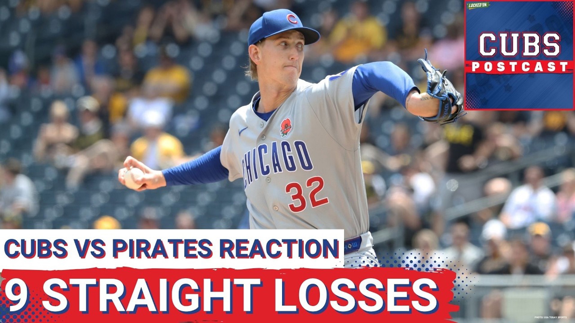 CUBS POSTCAST: The Chicago Cubs have lost 9 STRAIGHT games. Lose to the ...