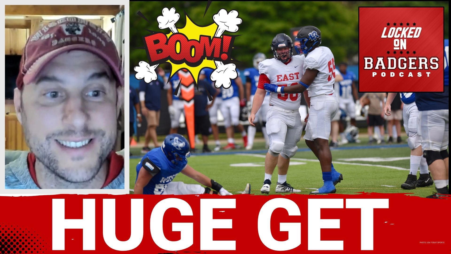 BOOM! #1 RANKED DL COMMITS to the Wisconsin Badgers! Jibriel Conde is ON BOARD ...