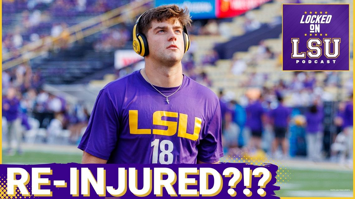 Nussmeier REINJURED! Should LSU Hand the Offense to Van Buren vs Arkansas? | newscentermaine.com