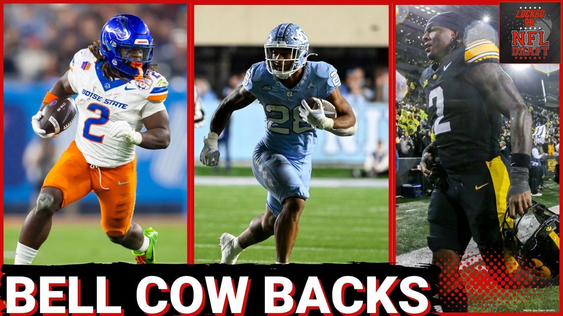 Finding potential NFL bell cow running backs in 2025 NFL Draft+Kaleb ...