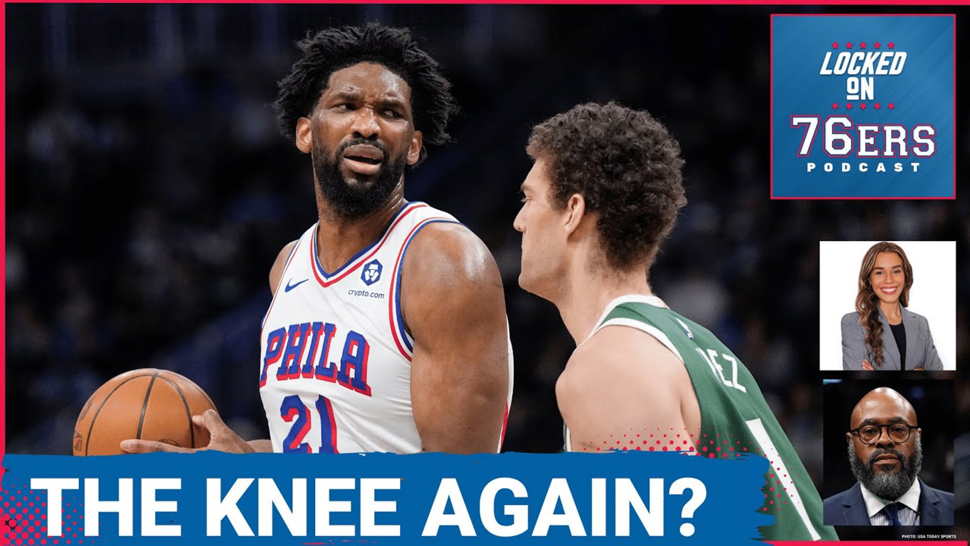Looming knee surgery for Joel Embiid at the end of the season. What ...