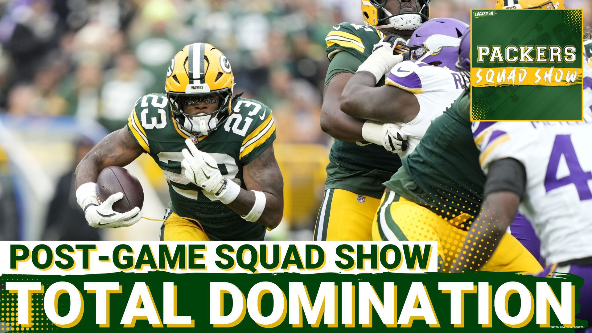 PACKERS SQUAD SHOW: Green Bay SMASHES the Vikings! | Defense DOMINATES ...