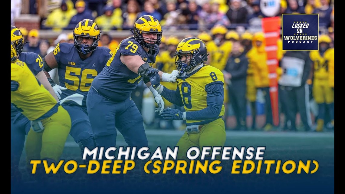 Projecting the Michigan football offense two-deep as spring nears an ...