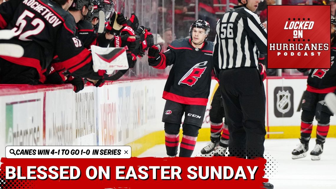 Easter Sunday Blesses Hurricanes with a 4-1 Win to go 1-0 in Round 1 | newscentermaine.com
