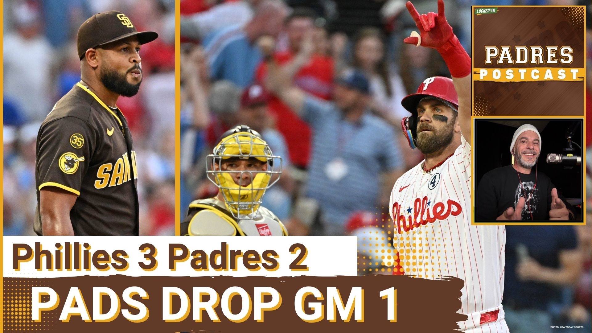 PADRES POSTCAST: Bryce Harper’s HR Sinks San Diego Padres As Pads Go 0 ...