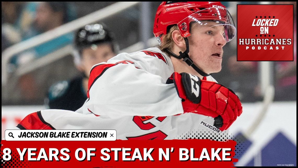 The Carolina Hurricanes Ink Jackson Blake to an 8-Year Extension ...