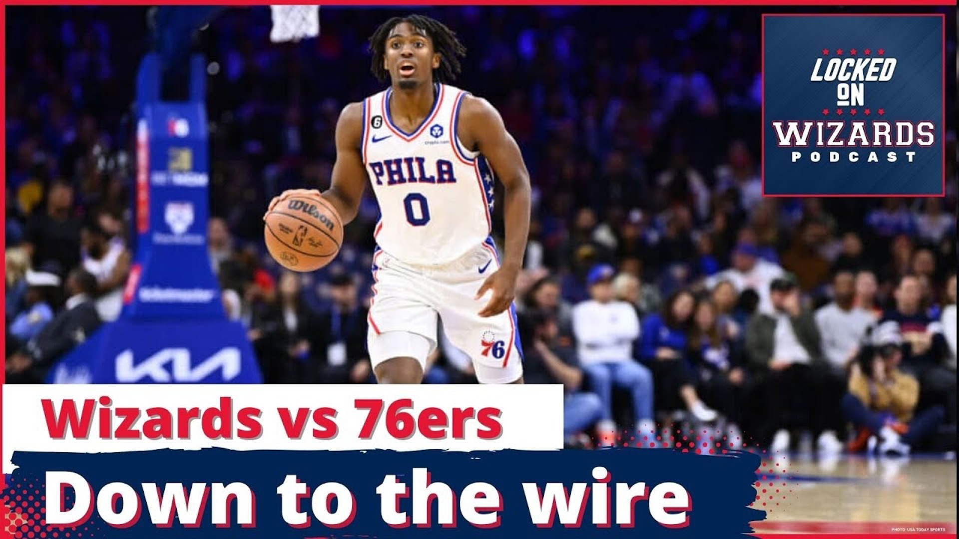 Tyrese Maxey drops 29 points as the Wizards lose to the Sixers 109-103. Butler and Kispert step ...
