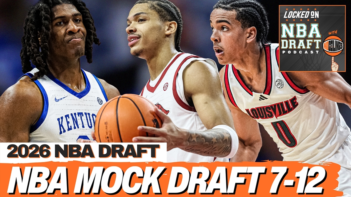 MOCK DRAFT 3.0 Picks 7-12 | 2026 NBA Draft | newscentermaine.com