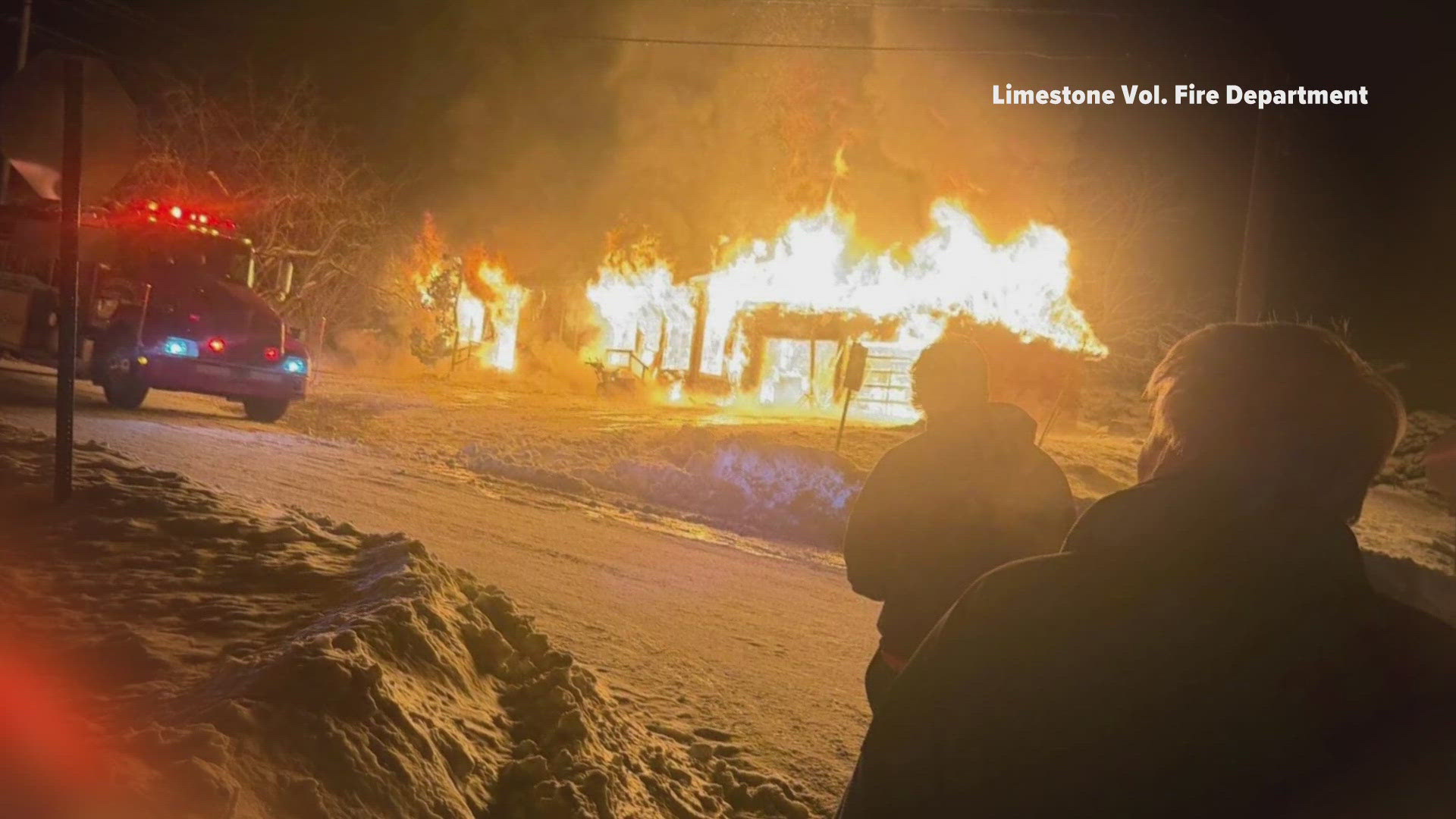 Fire destroys Limestone home; occupants injured | newscentermaine.com