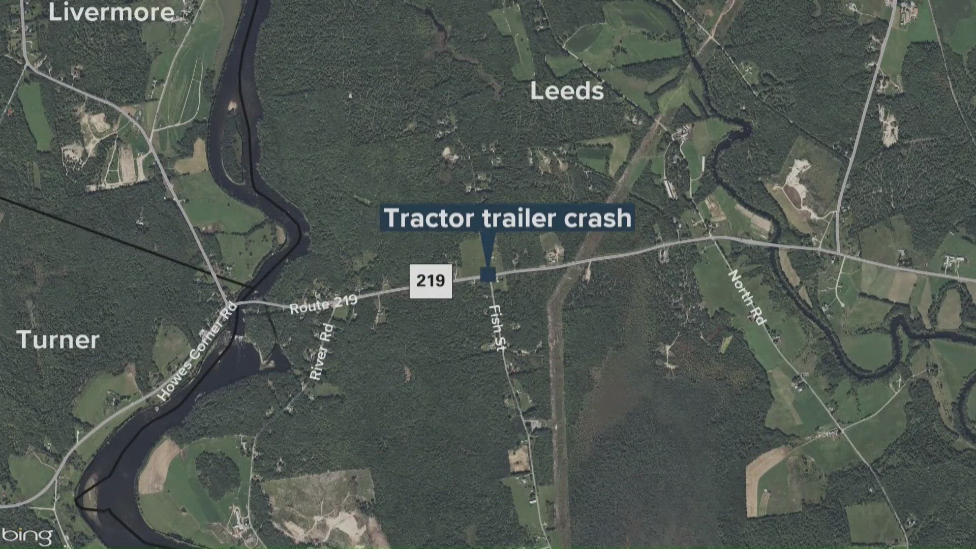 Traffic Alert: Rollover tractor-trailer on Route 219 | newscentermaine.com