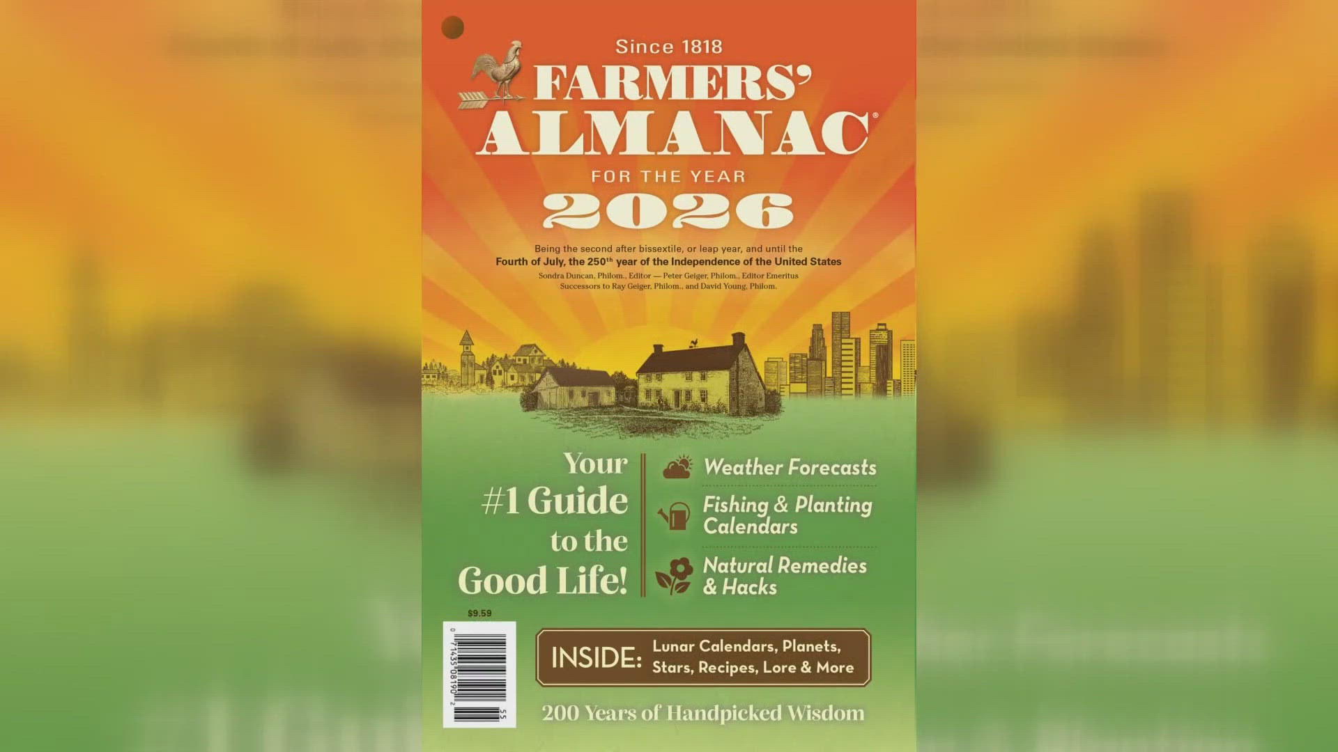 Farmers' Almanac: Editor sits down to to talk about this year's new ...