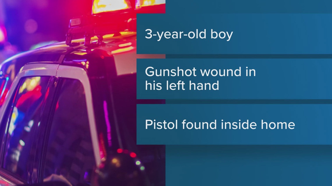 Toddler suffers gunshot wound in left hand, Sanford police say ...