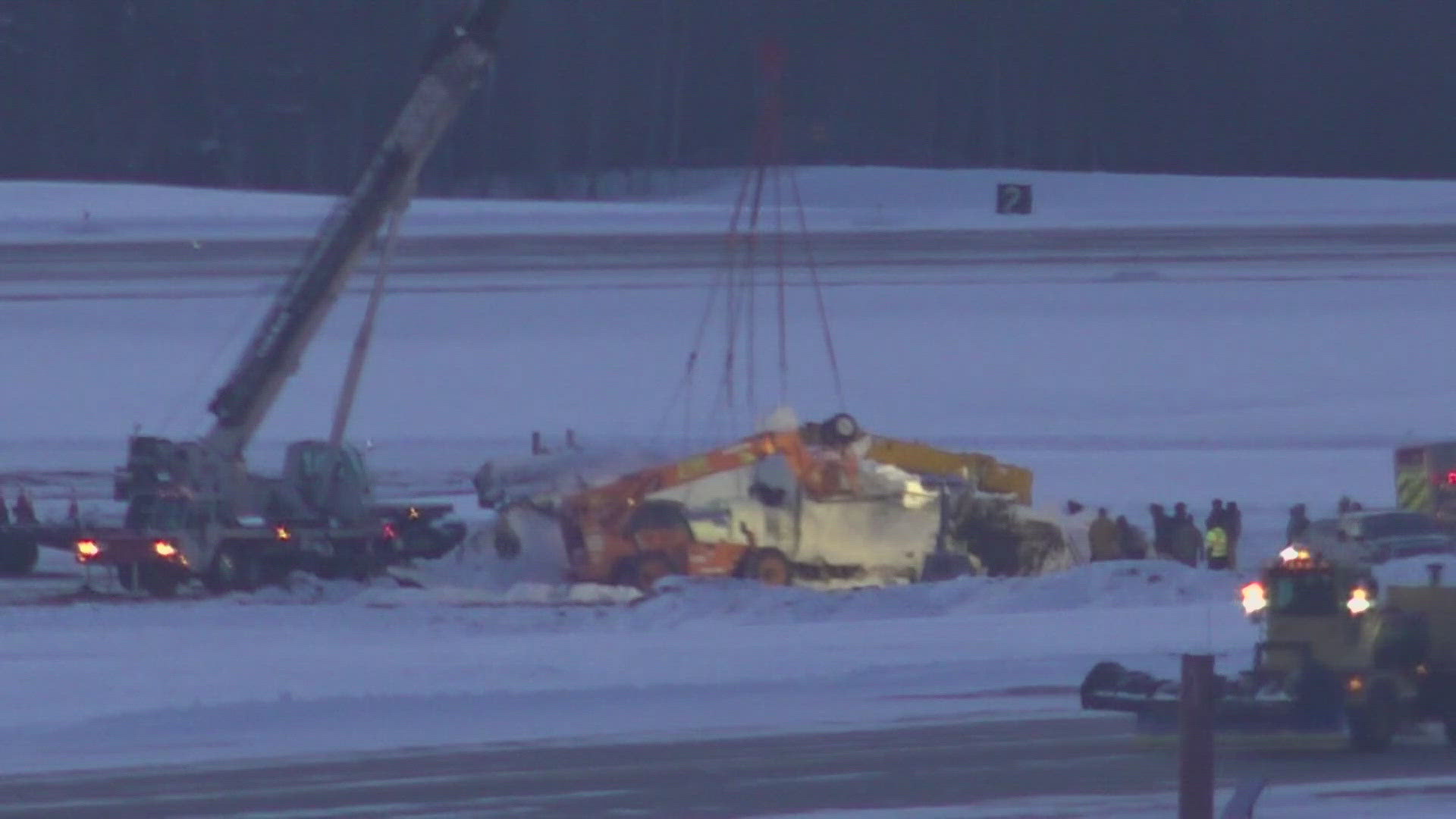 Severe winter weather interferes with Bangor plane crash investigation ...
