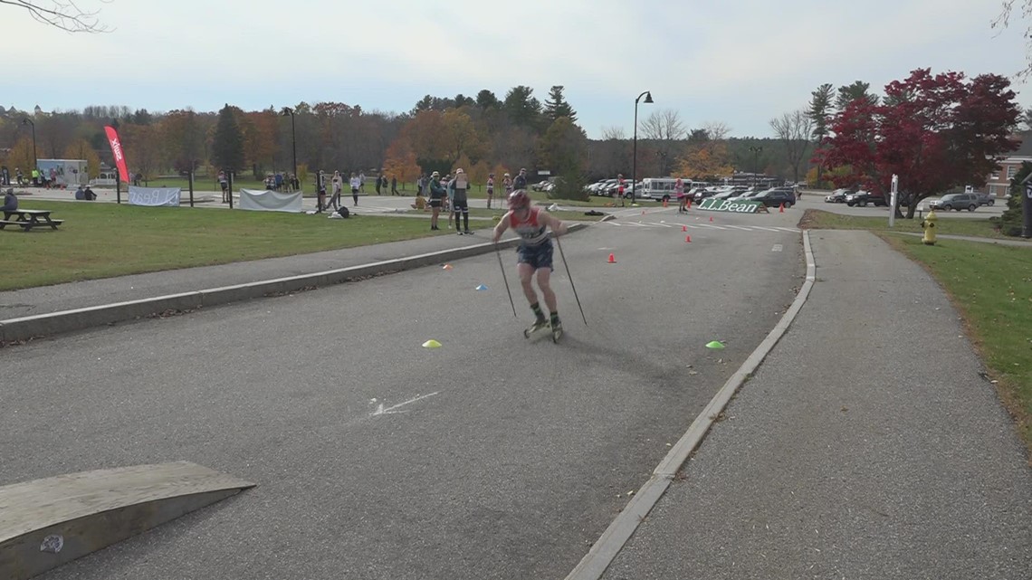 Pineland Farms cross-country ski training without snow ...