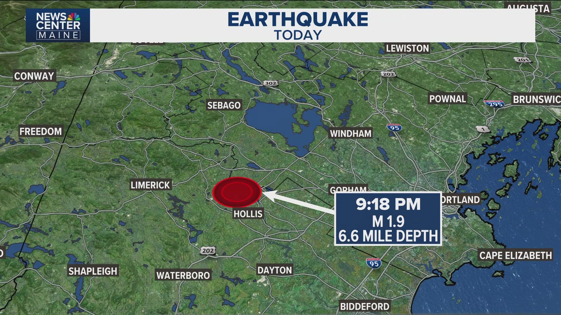 Maine earthquake: 1.9 magnitude quake felt near Limington, Maine ...