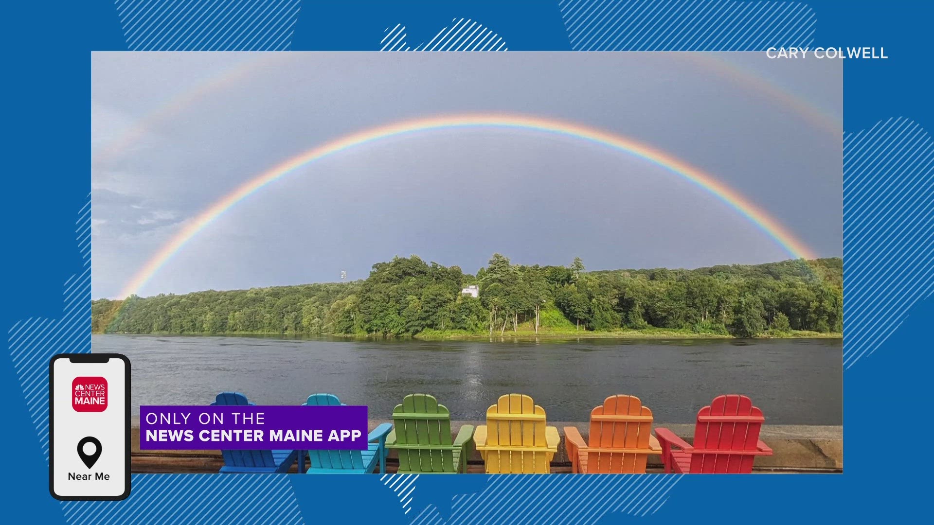 Double rainbow forms in Hallowell | newscentermaine.com