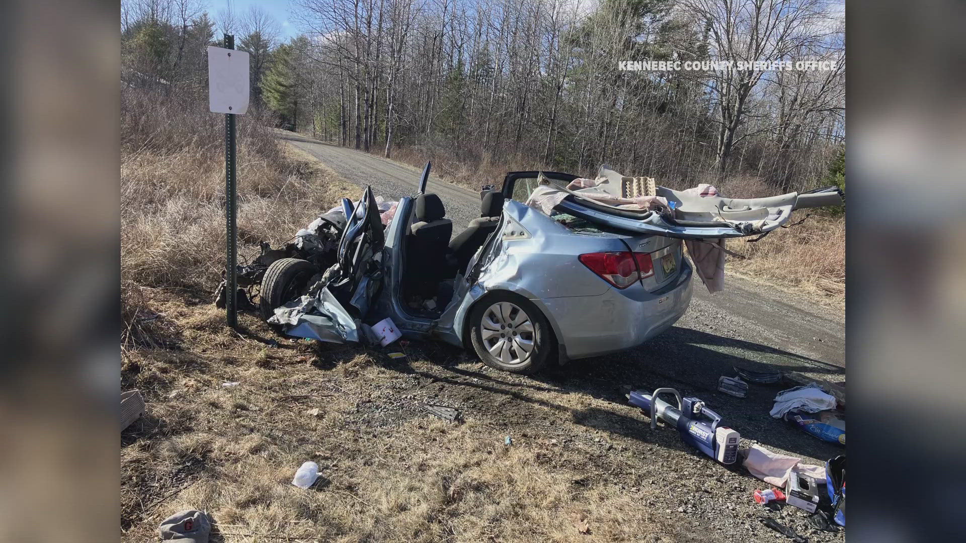 Emergency crews respond to crash on Togus Road in Chelsea ...